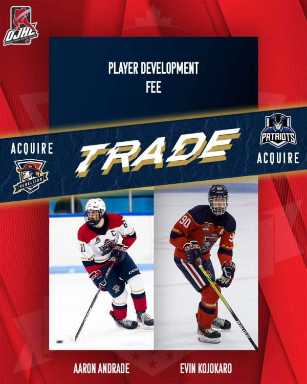 Evin Kojokaro & Aaron Andrade Traded to the Toronto Patriots | King ...